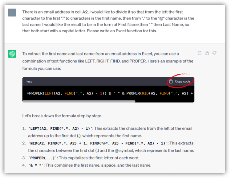 ChatGPT - Mastering MS Excel with LLM